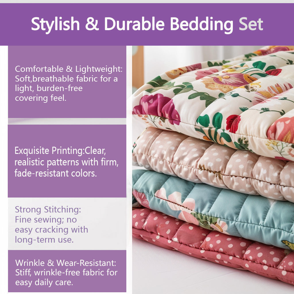 Moon Shadow Owl 3-Piece Quilted Style Bedding – Lorvonis